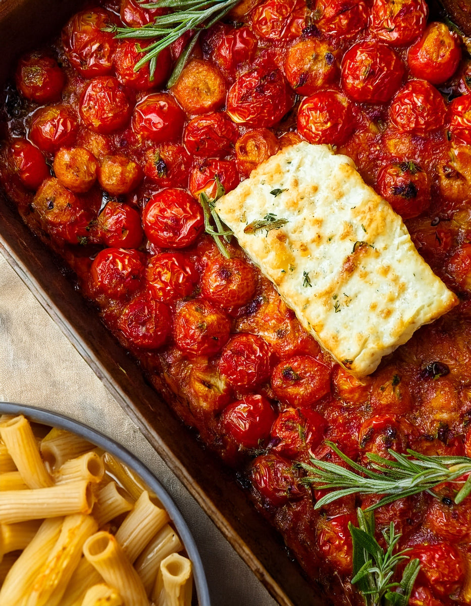Baked Feta and Tomato Pasta - Easy Midweek Meals