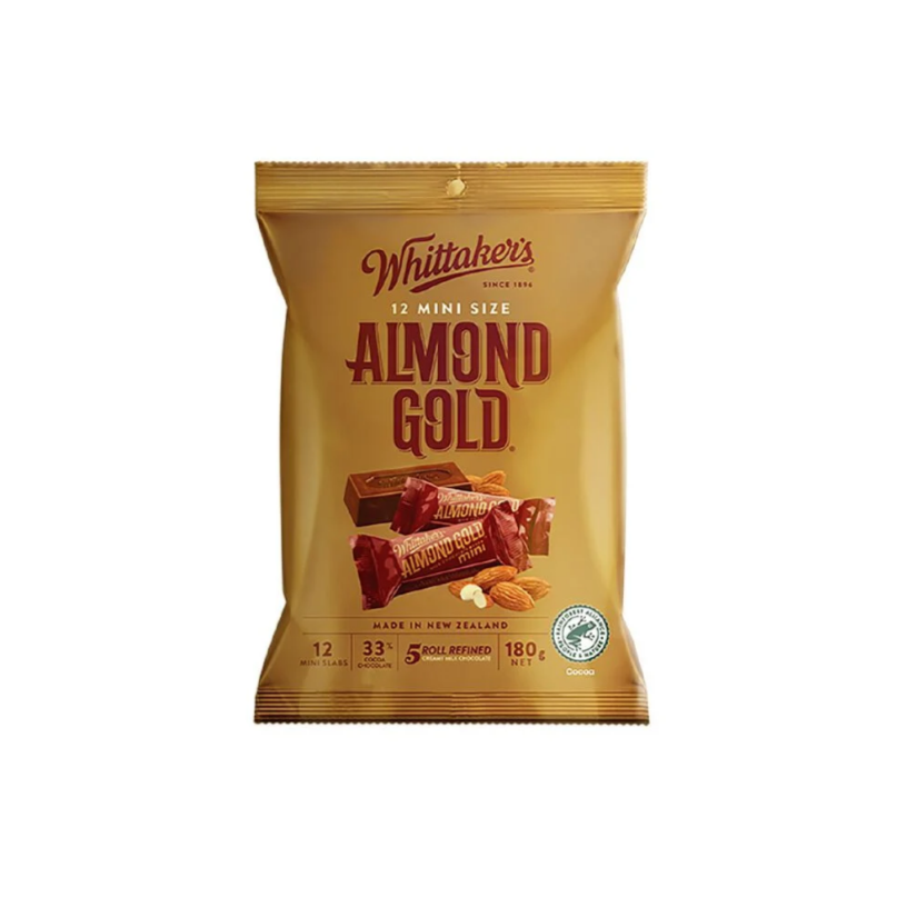 Whittaker's Almond Gold - Mini Slab 180g