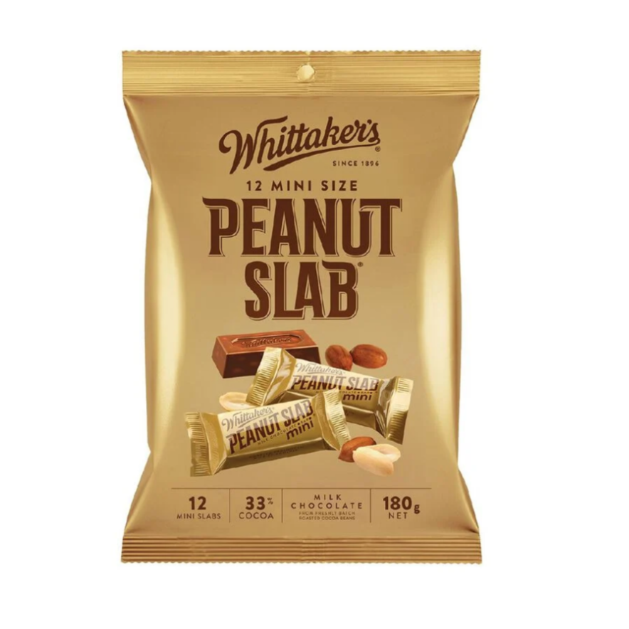 Whittaker's Peanut Mini Slab 180g