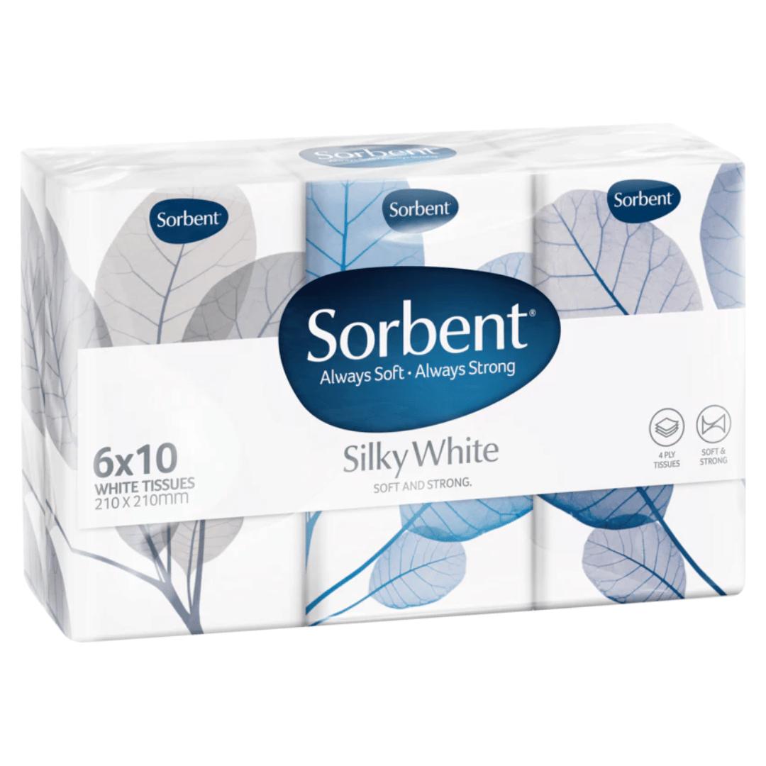 Sorbent Silky White Hanky Pack | Grocery Delivery NZ