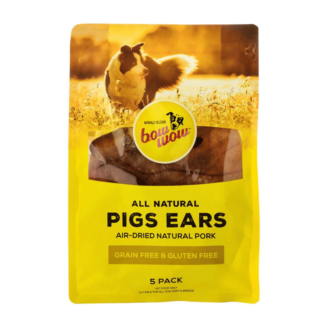 Bow Wow Pigs Ears 5 Pack | Grocery Delivery Nationwide NZ