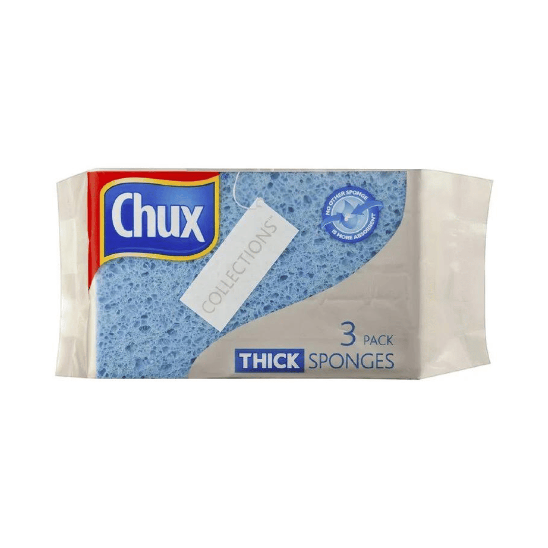 Chux Thick Sponges 3 pack | Household Essentials