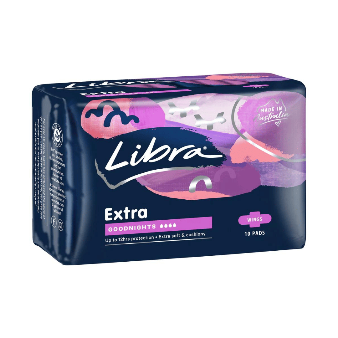 Libra Extra Goodnights Pads 10 pack | Grocery Delivery NZ