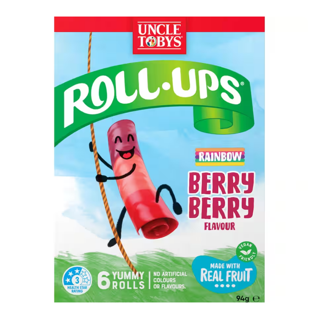 Uncle Tobys Roll Ups Berry Berry ︳Snacks and Chips