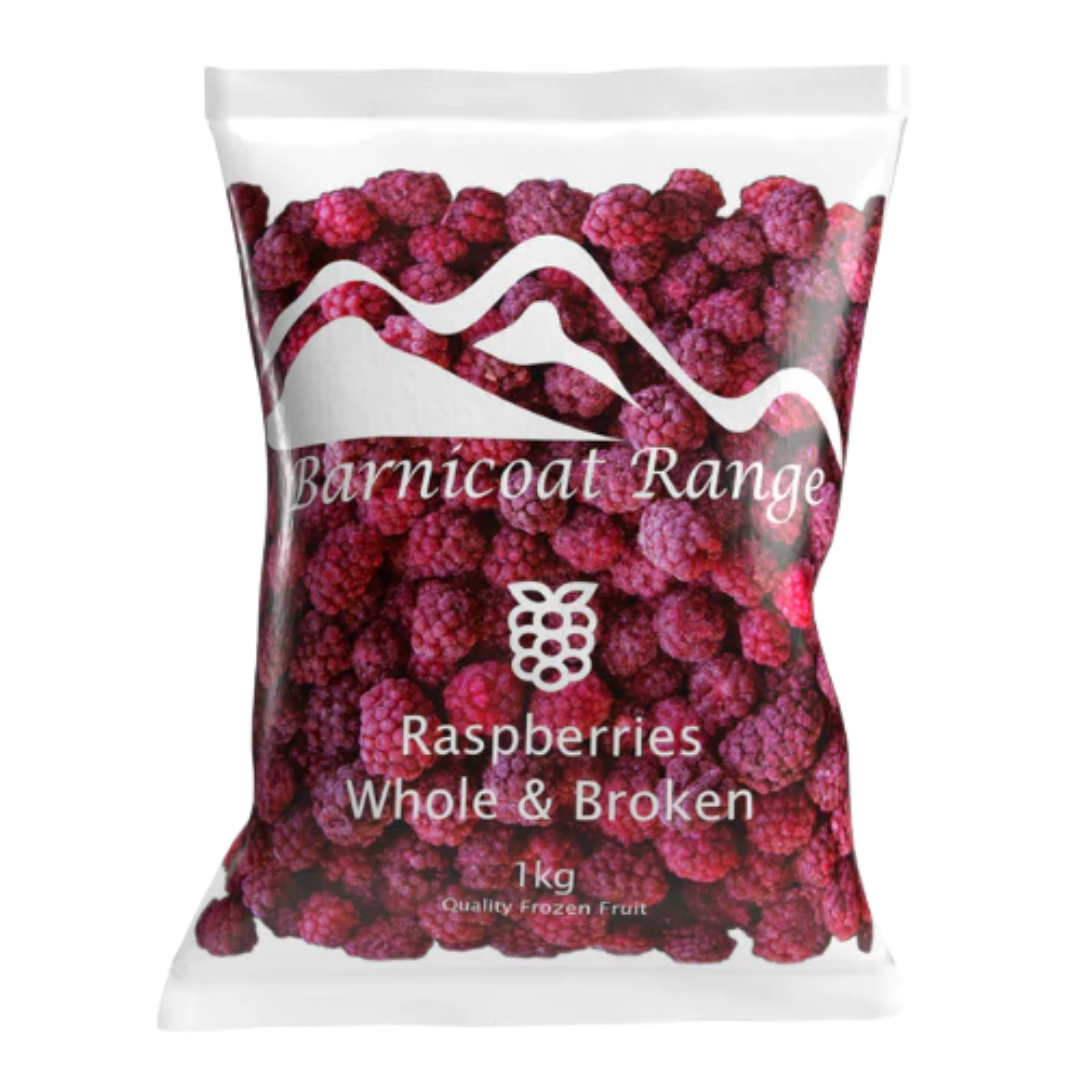 Barnicoat Frozen Raspberries 1kg ︳Frozen Berries NZ