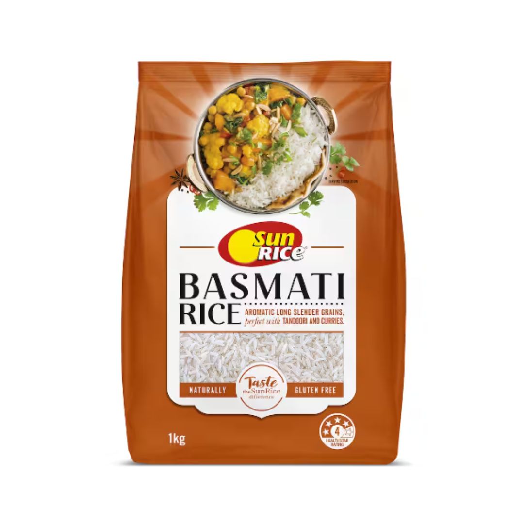 Sun Rice Basmati 1kg | Delivery Nationwide NZ