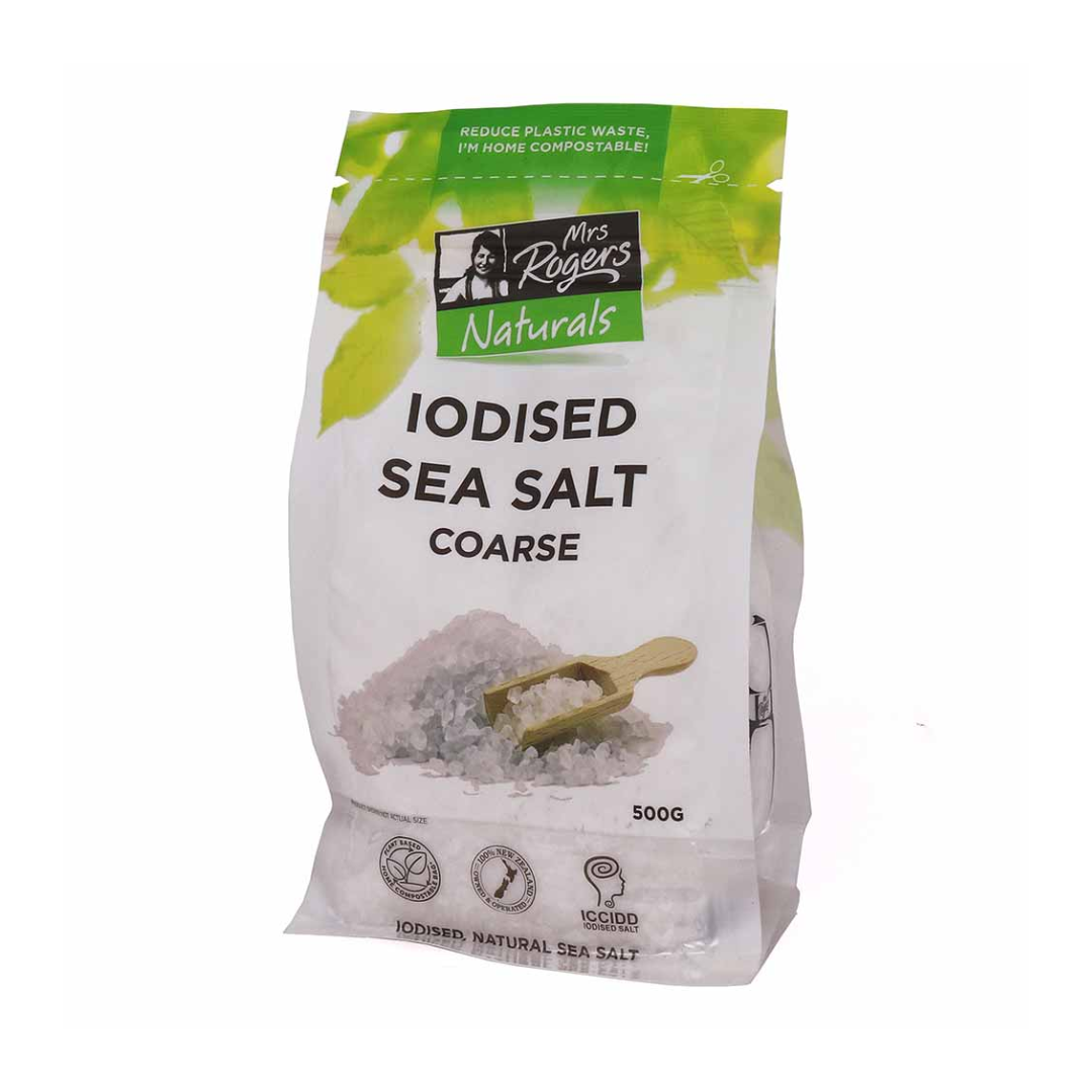 Mrs Rogers Iodised Sea Salt Coarse | Grocery Delivery NZ